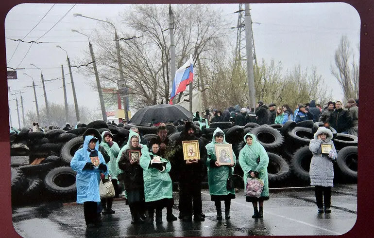 "Церковный рашизм" - в Киеве открыли выставку о роли РПЦ в войне против Украины - фото - ZN.ua